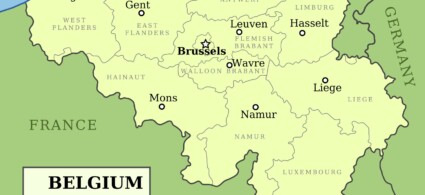 Map of Belgium - Interactive map and pdf maps download